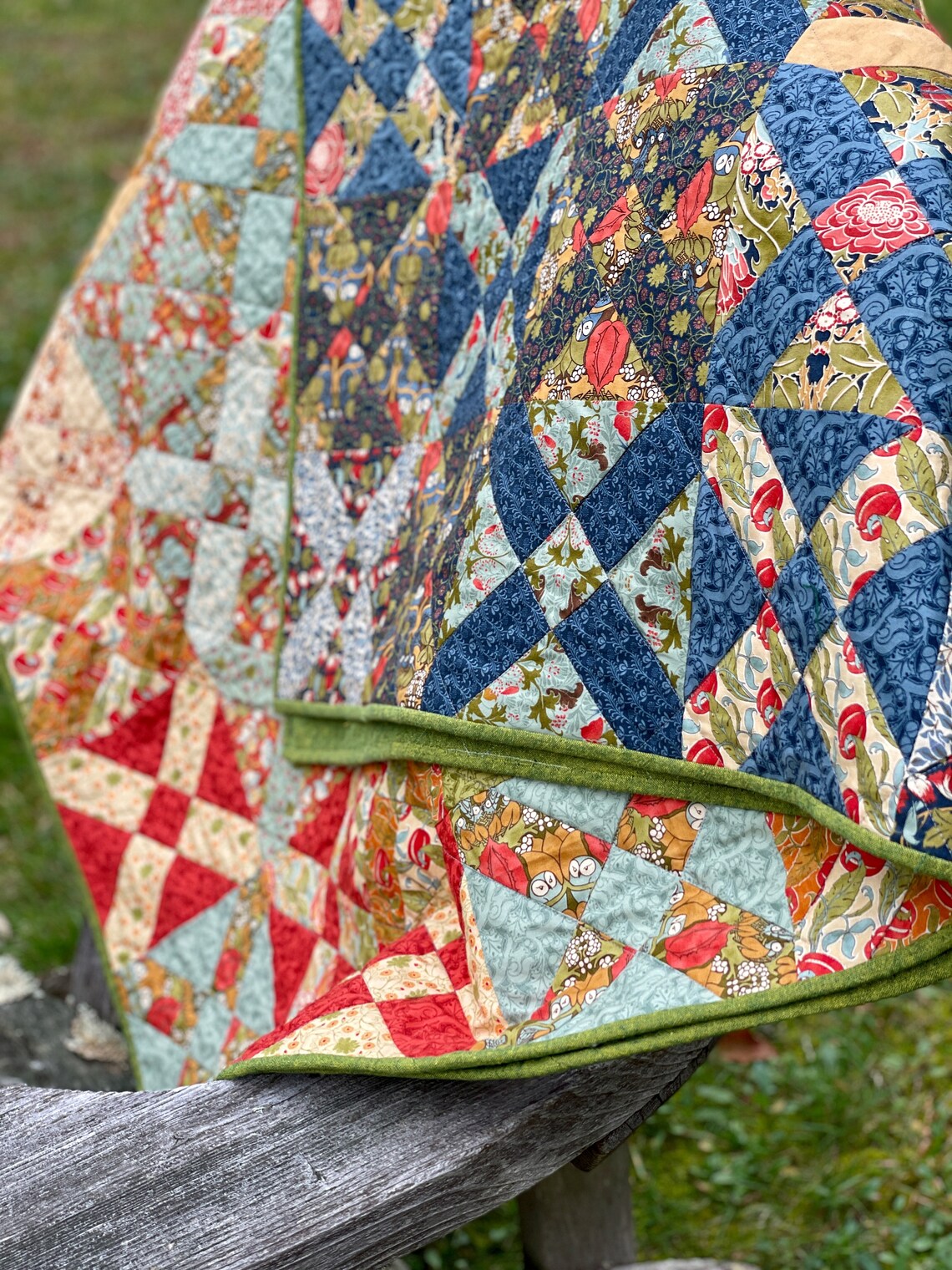 Piastrella Quilt Pattern (using the Old Italian Quilt Block) - Digital ...