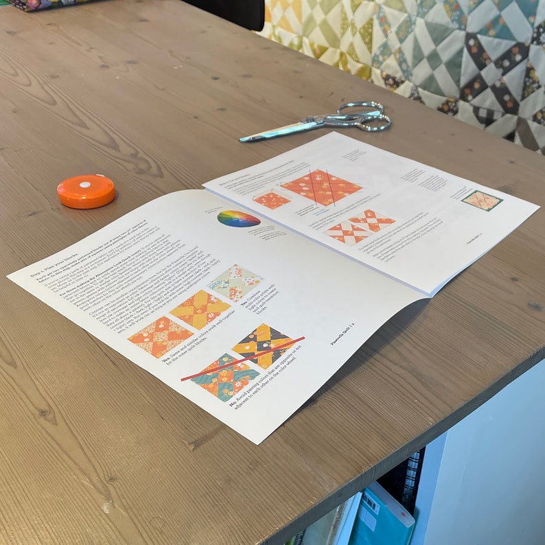 Piastrella Quilt Pattern using the Old Italian Quilt Block | Etsy