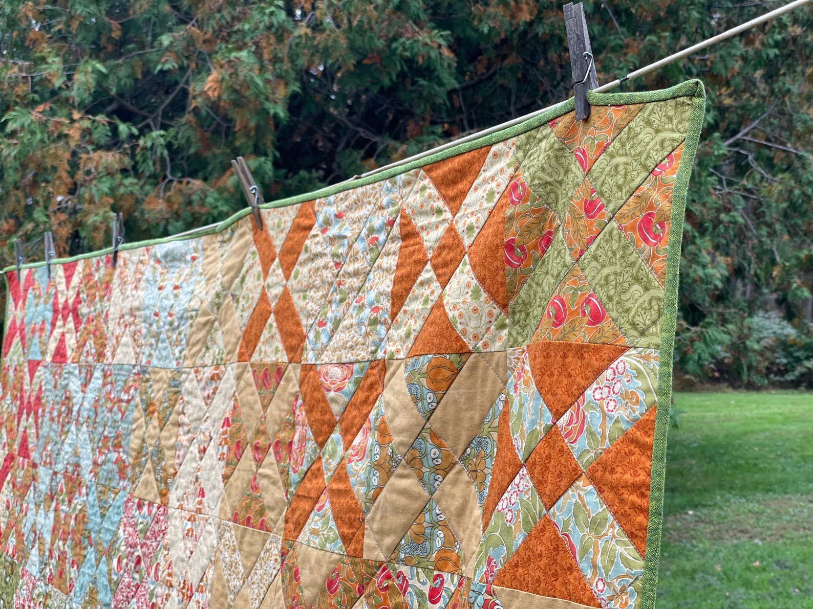 Piastrella Quilt Pattern using the Old Italian Quilt Block | Etsy