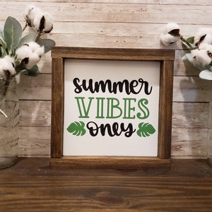 Summer Sign, Summer Decor, Summertime Decor, Farmhouse Sign, Farmhouse ...