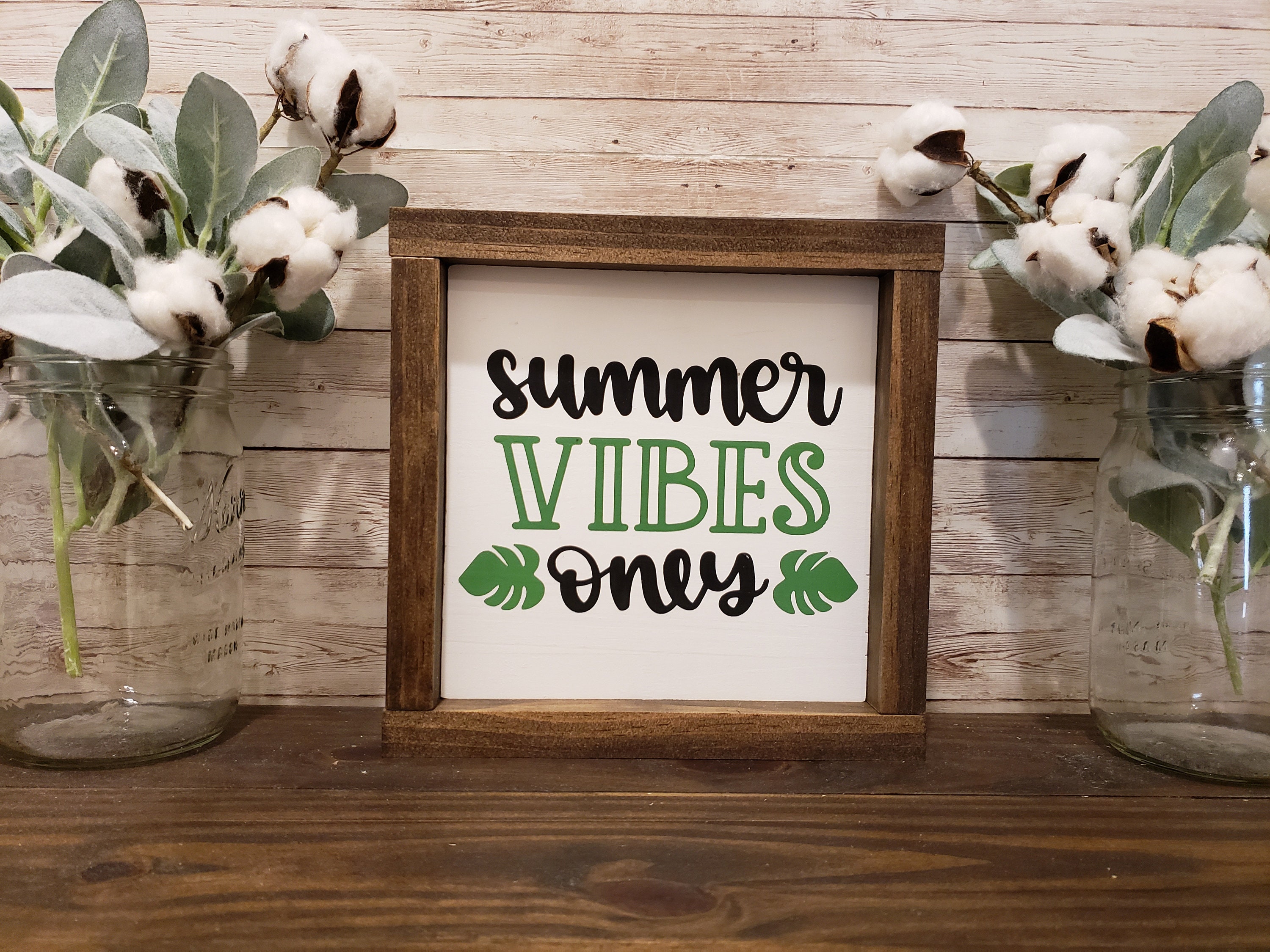 Summer Sign, Summer Decor, Summertime Decor, Farmhouse Sign, Farmhouse ...