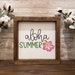 Summer Sign Summer Decor Summertime Decor Farmhouse Sign - Etsy