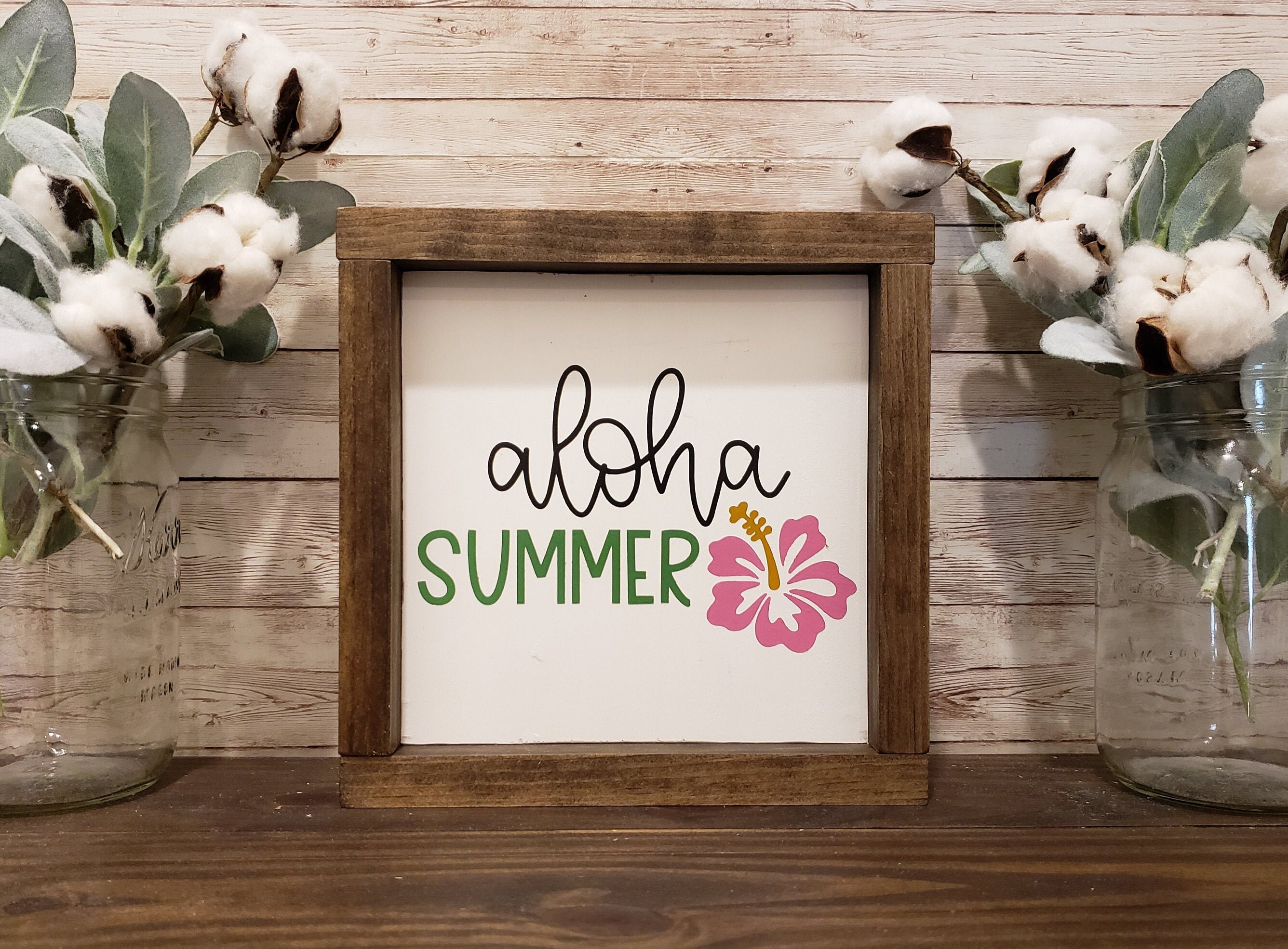 Summer Sign, Summer Decor, Summertime Decor, Farmhouse Sign, Farmhouse ...