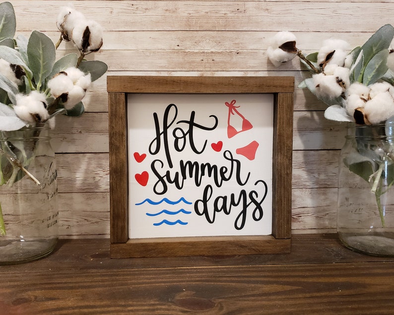 Summer Sign, Summer Decor, Summertime Decor, Beach Sign, Beach Decor ...