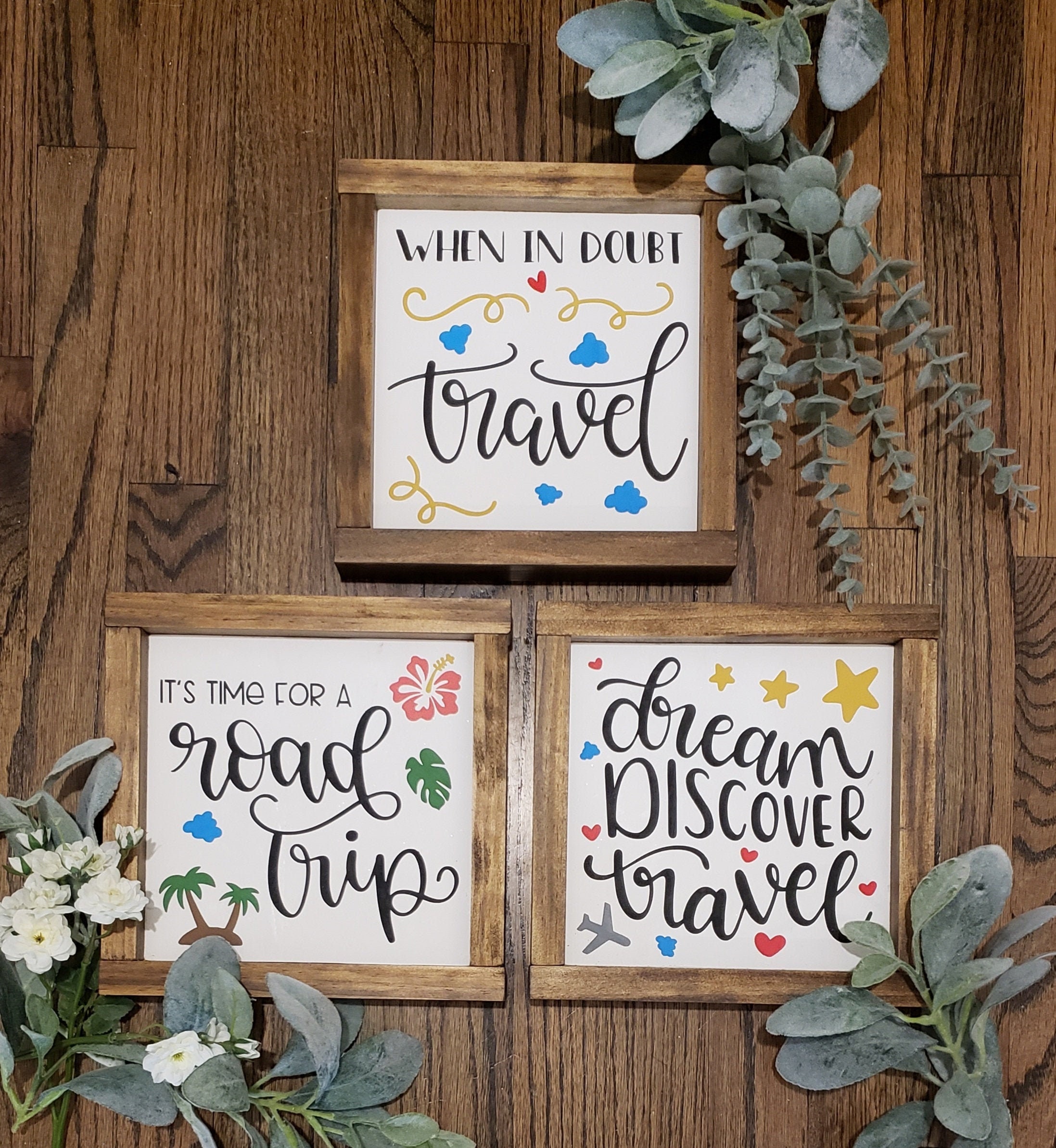 Travel Sign, Travel Decor, Travel Lover, Travel Gift, Road Trip Sign ...