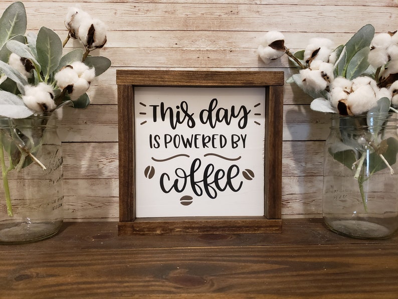 Coffee Signs, Coffee Decor, Coffee Lover Signs, Farmhouse Signs ...