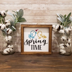 Spring Signs, Springtime Signs, Hello Spring Signs, Farmhouse Signs ...