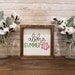 Summer Sign Summer Decor Summertime Decor Farmhouse Sign - Etsy