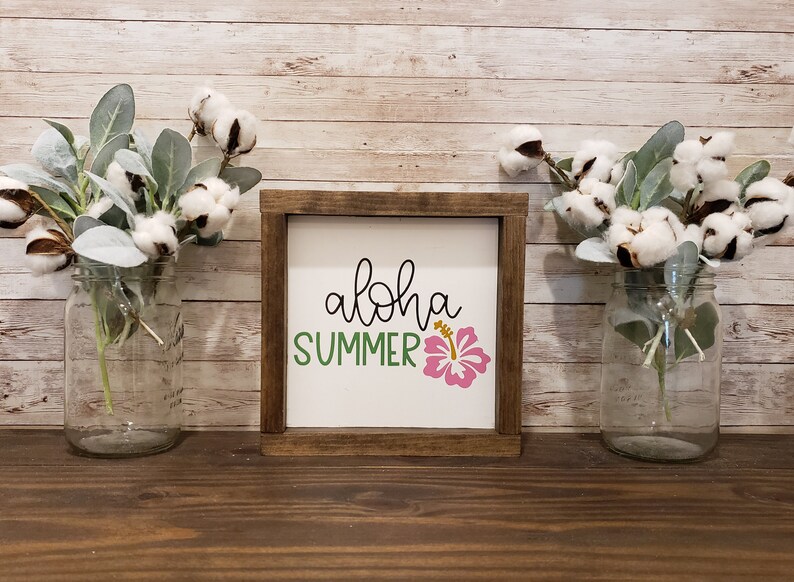 Summer Sign, Summer Decor, Summertime Decor, Farmhouse Sign, Farmhouse ...