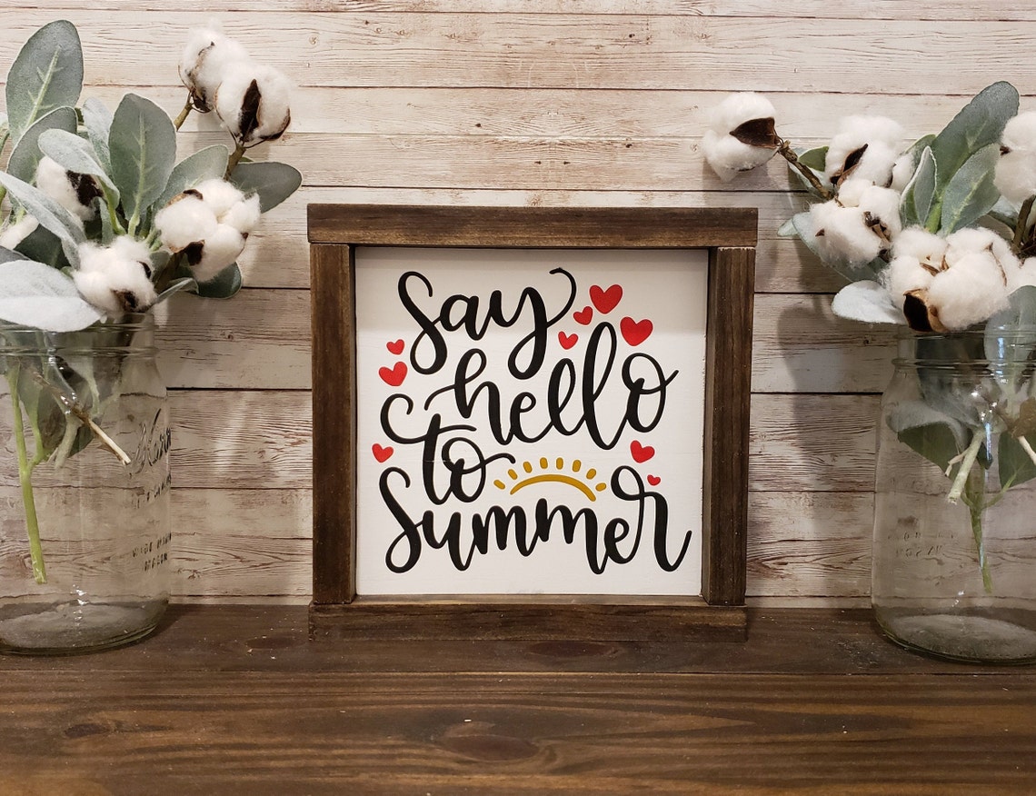Summer Sign, Summer Decor, Summertime Decor, Beach Sign, Beach Decor ...