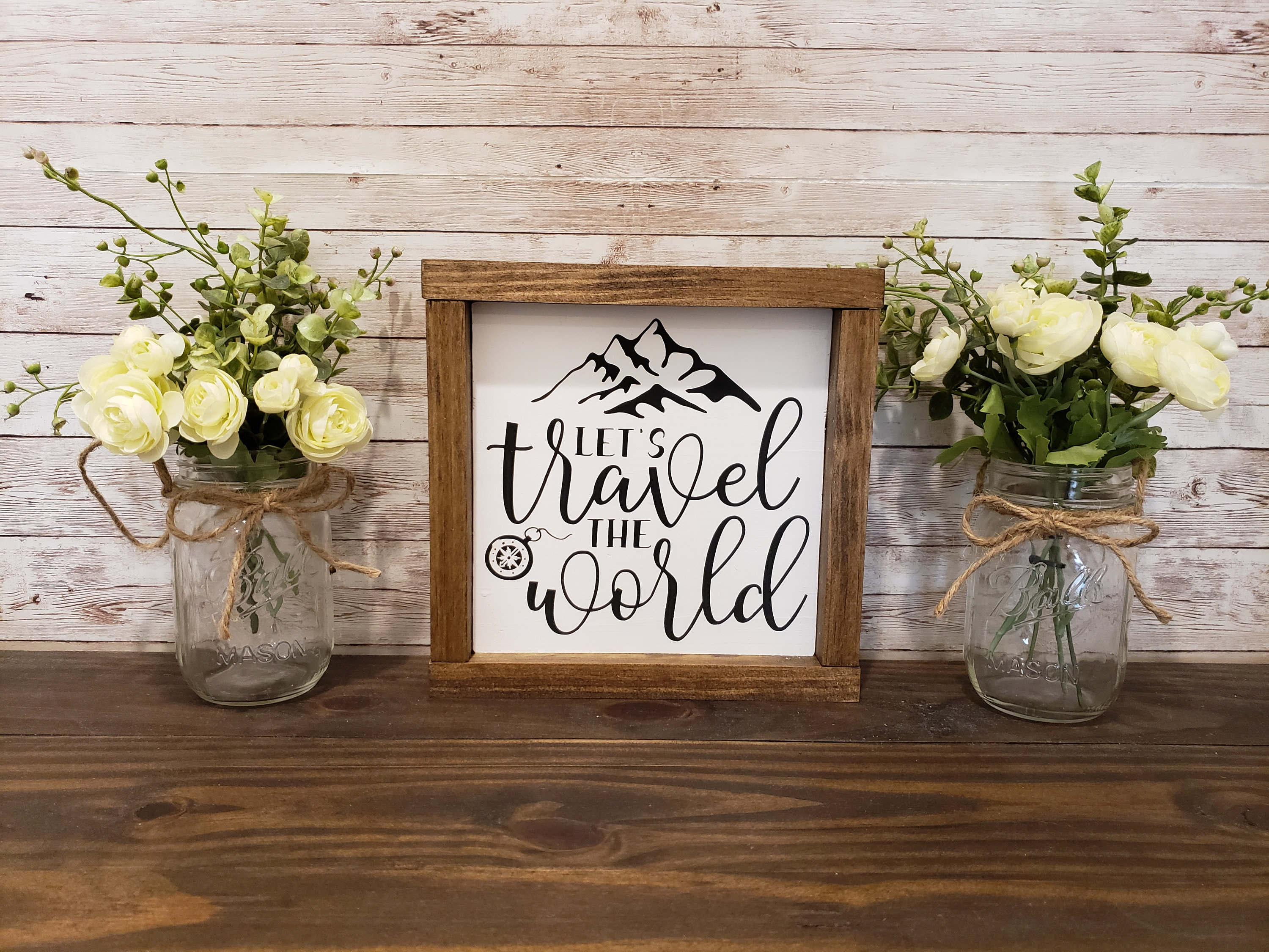 Travel Sign Travel Decor Travel Lover Travel Gift World - Etsy UK
