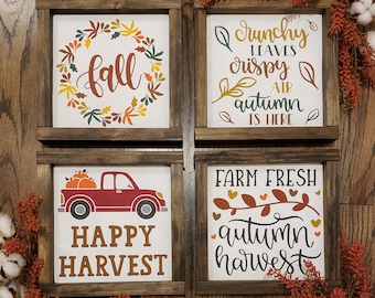 Fall Signs, Fall Decor, Autumn Signs, Autumn Decor, Farmhouse Signs ...