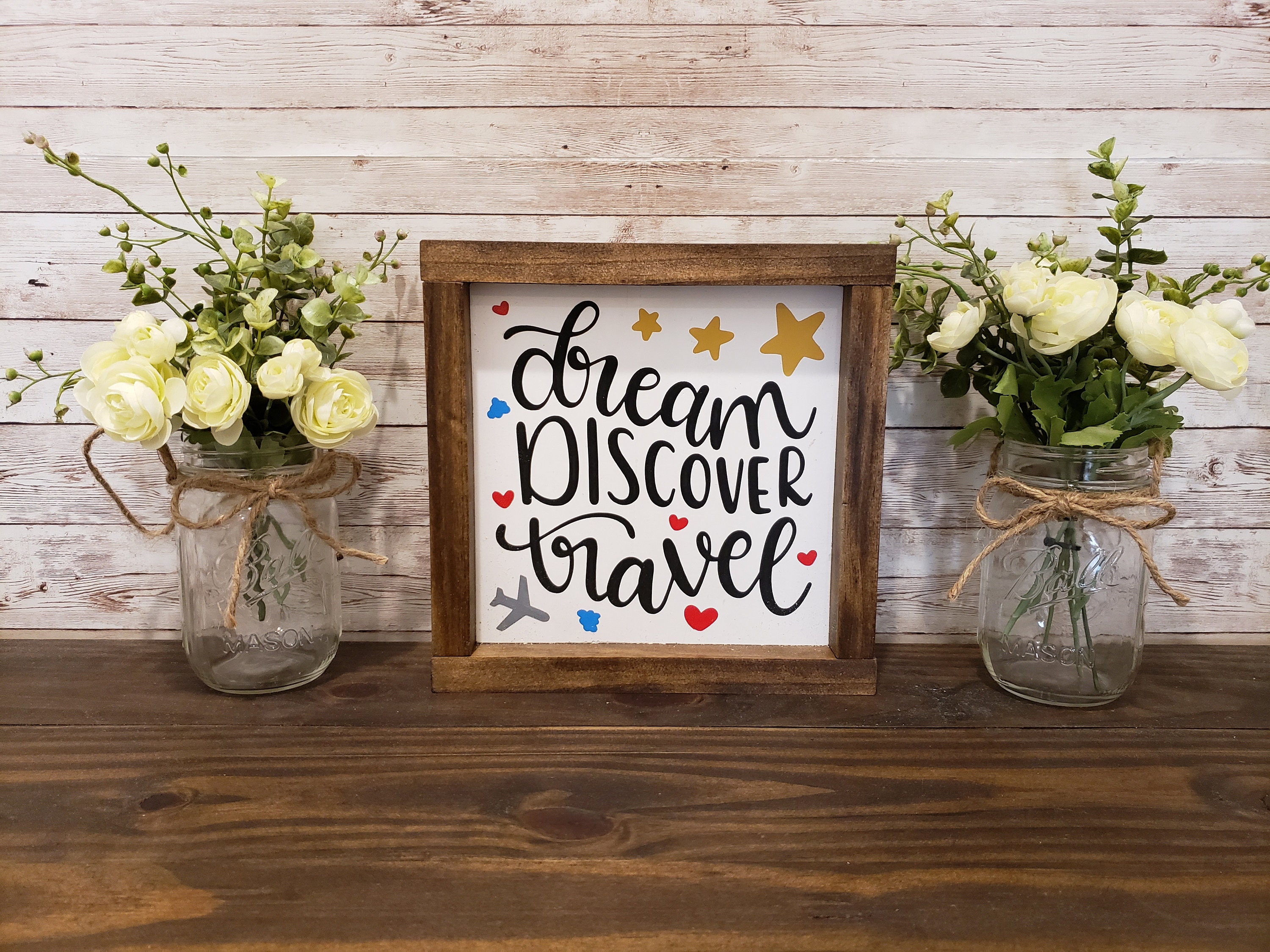 Travel Sign, Travel Decor, Travel Lover, Travel Gift, Road Trip Sign ...