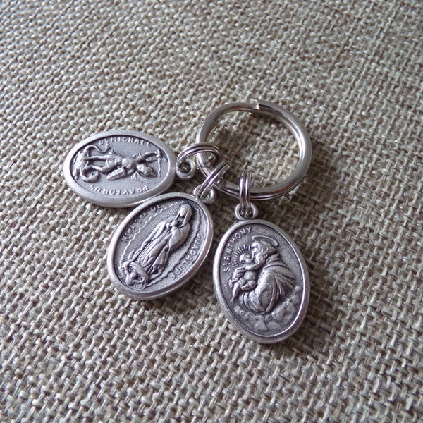 St Anthony Keychain - Etsy