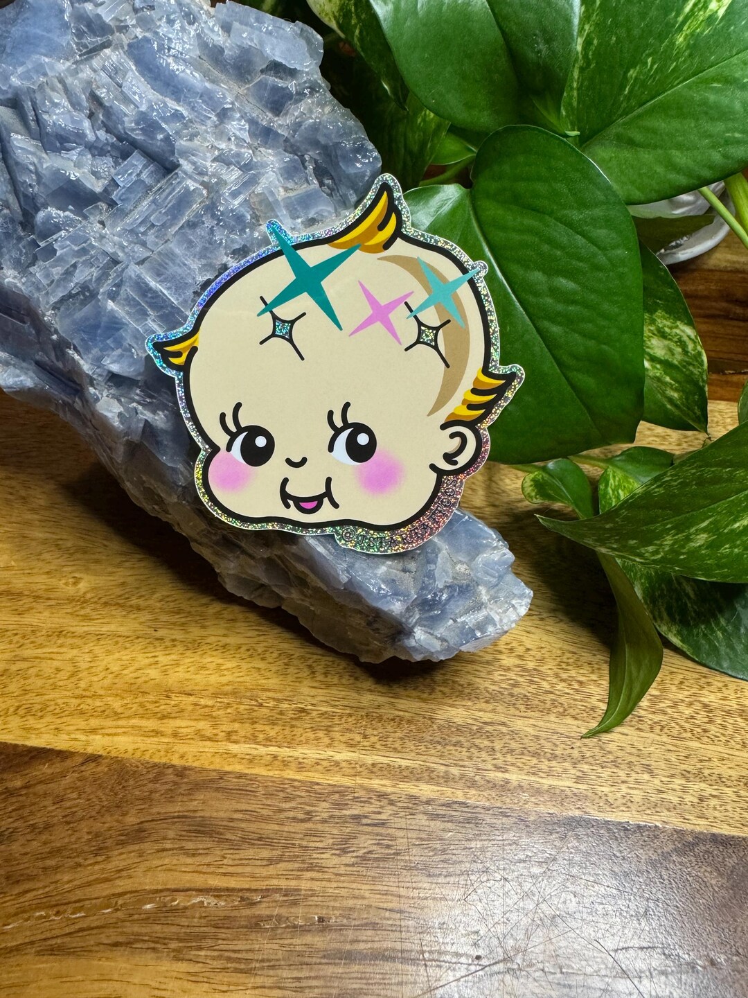 Tattoo Artist/vintage/kewpie Sticker/ Star Dust/kewpie Face/ Vintage ...