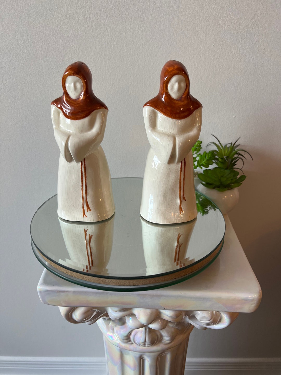 Cinque Ports Pottery RYE Salt and Pepper Shakers Monks - Etsy