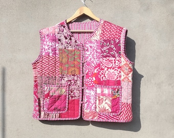 Patchwork Jacket, Indian Cotton Handmade Winter Jacket,hand Stitched ...