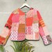 Multi Color Handmade Patchwork Jackets, Indian Cotton Handmade Winter ...