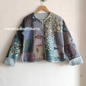 Handmade Patchwork Jacket Hand Stitched Cotton Patchwork - Etsy UK