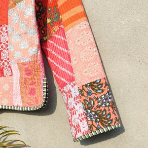 Multi Color Handmade Patchwork Jackets, Indian Cotton Handmade Winter ...