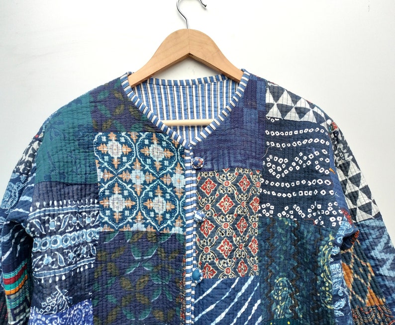Indian Handmade Vintage Quilted Jacket Coats new Style - Etsy
