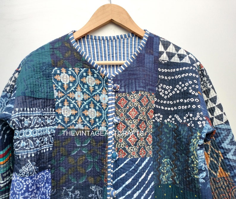 Indian Handmade Vintage Quilted Jacket Coats new Style - Etsy