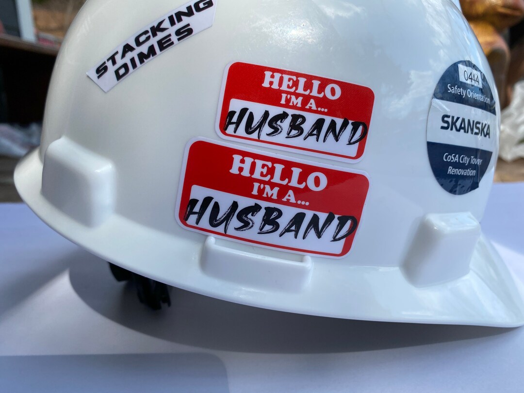 Hello I'm a Husband Sticker - Etsy