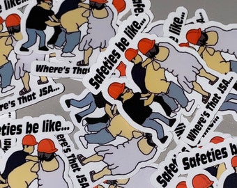 Hard Hat Stickers | Etsy