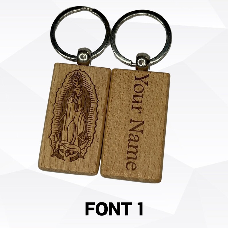 Custom Virgin Mary Keychain, Virgen De Guadalupe Llavero,personalized ...
