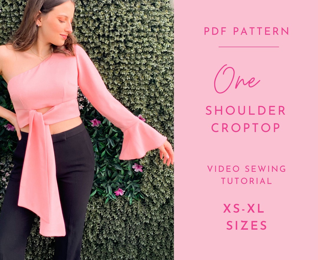 PDF Sewing Pattern Crop Top for Women/ DIY Top / Digital Pattern ...