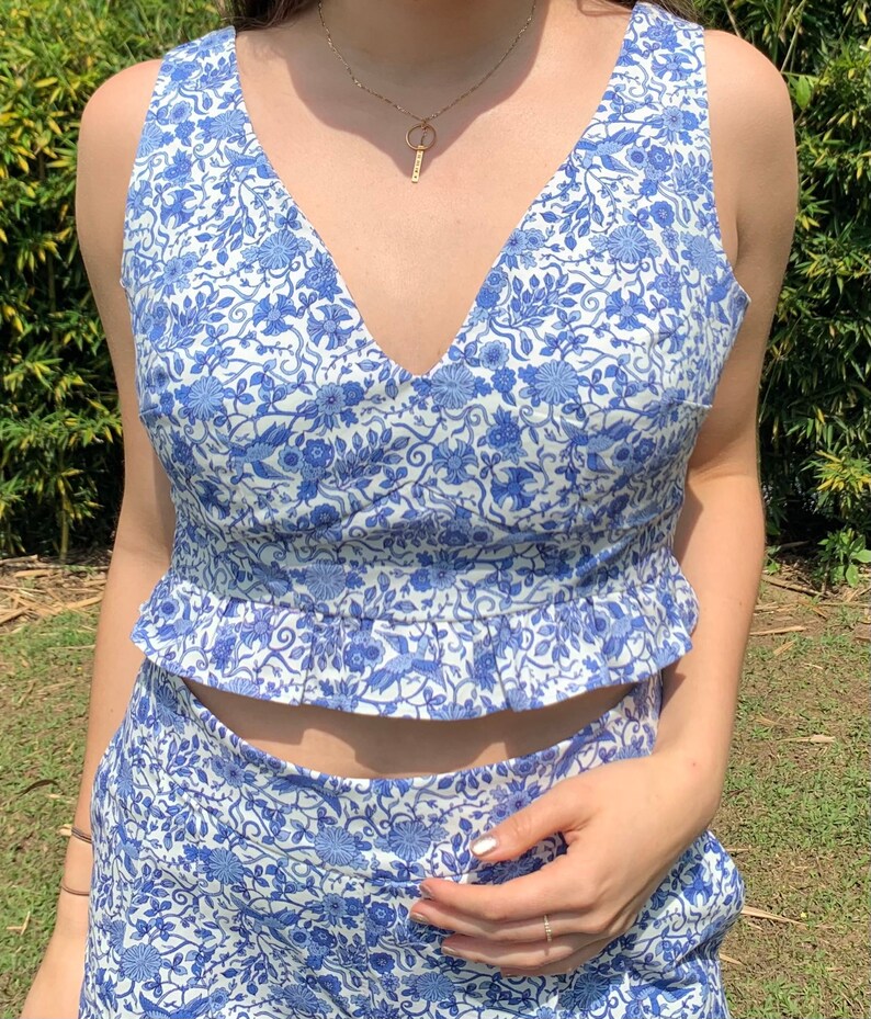 PDF Sewing Pattern Crop Top for Women/ DIY Top / Digital Pattern ...