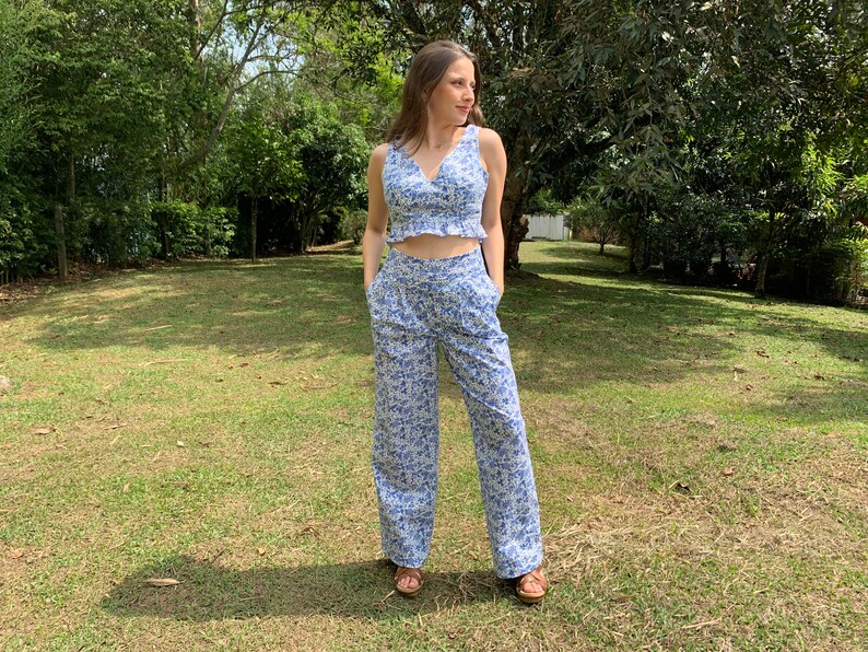 PDF Sewing Pattern Crop Top for Women/ DIY Top / Digital Pattern ...