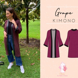 Kimono Jacket PDF Sewing Pattern / DIY Kimono / Digital | Etsy