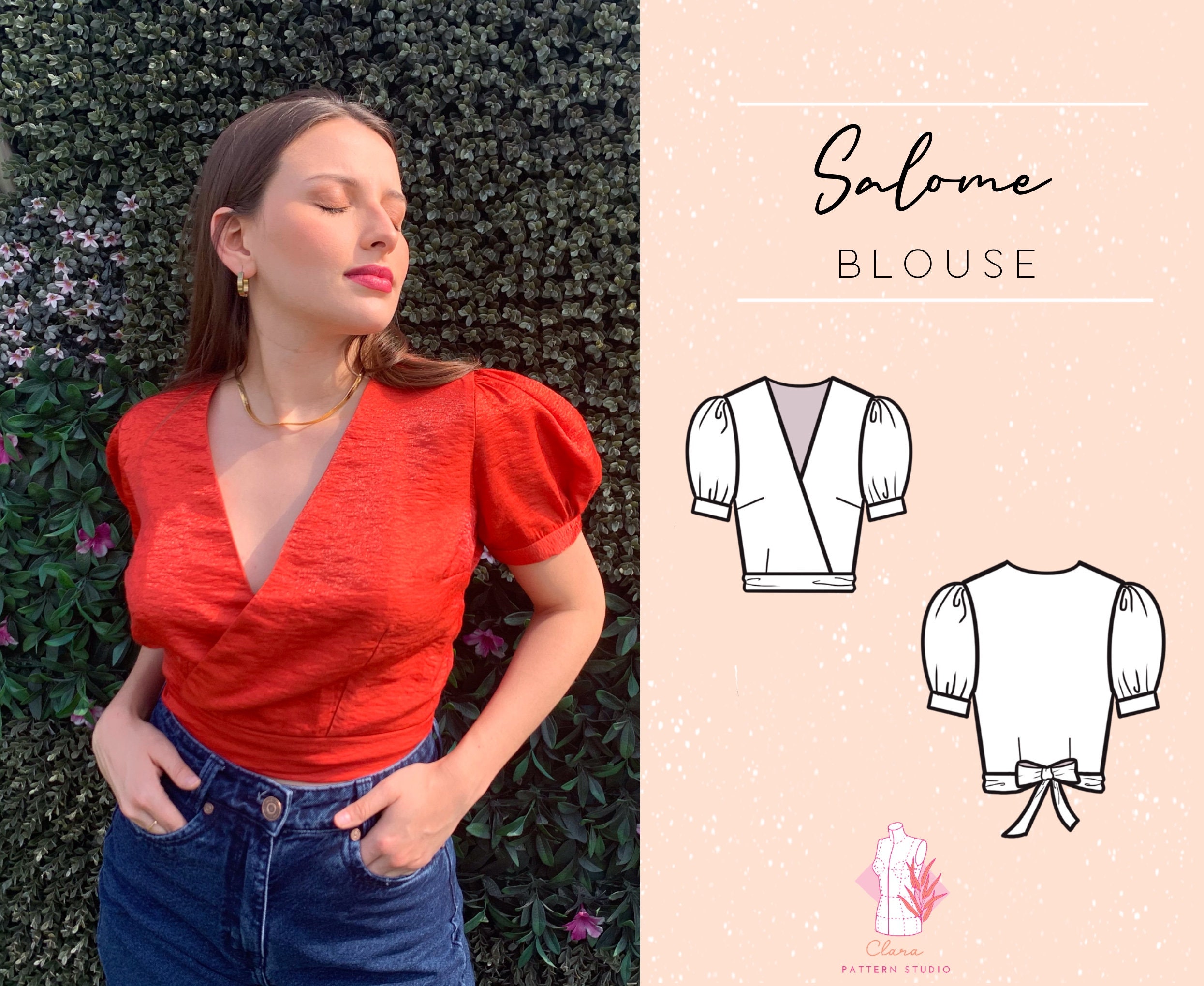 PDF Sewing Pattern Trendy Crop Top for Women/ DIY Top / | Etsy