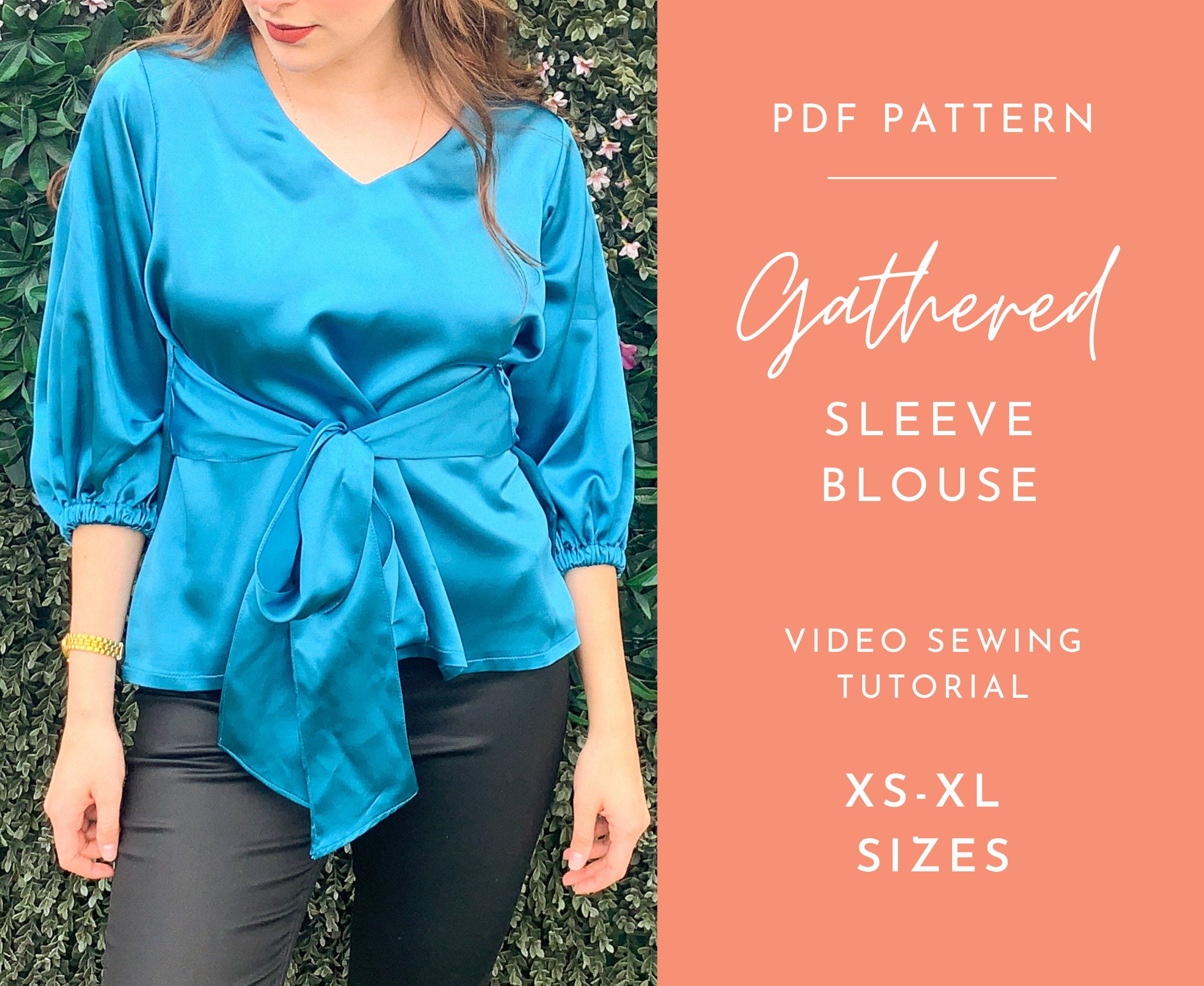 Top PDF Sewing Pattern / DIY Top / Digital Pattern / Printable Sewing ...