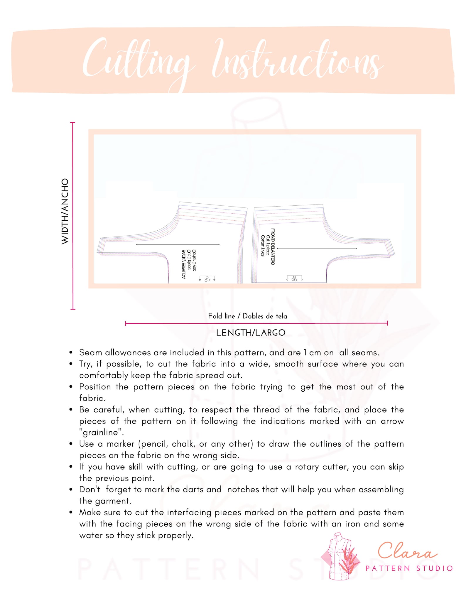 CUSTOM SIZE PATTERN / Pdf Printable Sewing Pattern : I'll Make Any ...