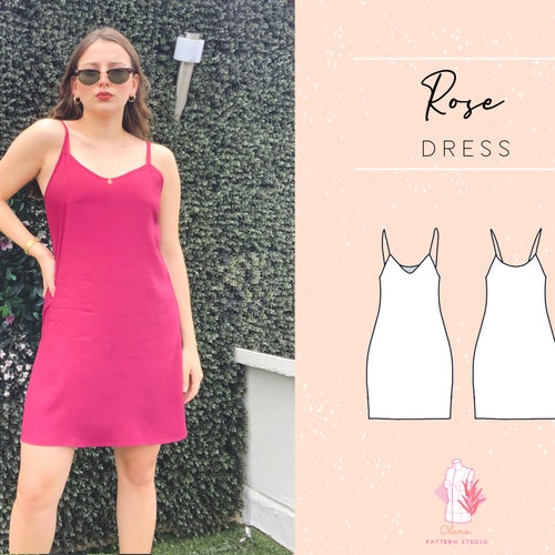 Slip Dress PDF Sewing Pattern for Women/ DIY Dress / Digital - Etsy