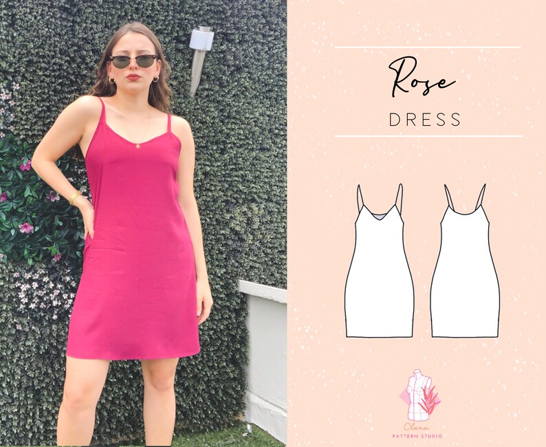 Slip Dress PDF Sewing Pattern for Women/ DIY Dress / Digital - Etsy