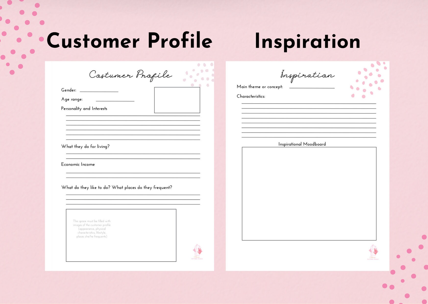 Fashion Collection Planner / PDF Sewing Planner / Sewing Project ...