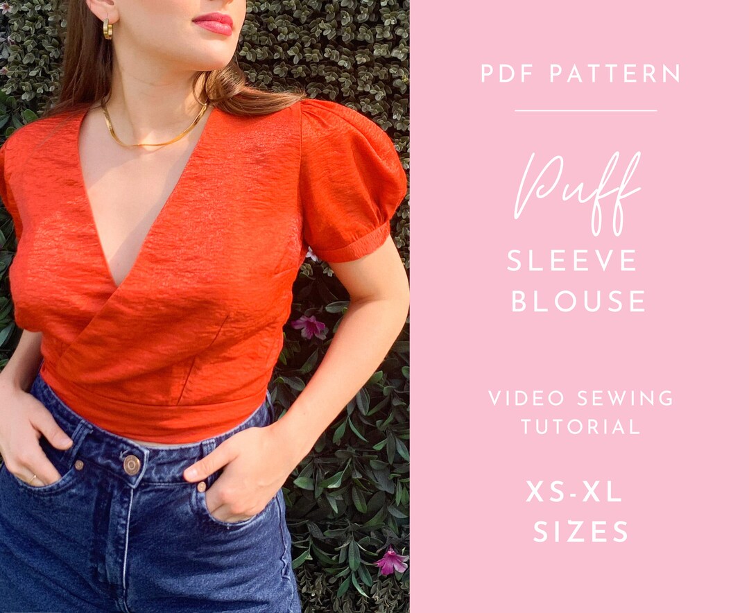 PDF Sewing Pattern Trendy Crop Top for Women/ DIY Top / Digital Pattern ...