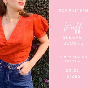 PDF Sewing Pattern Trendy Crop Top for Women/ DIY Top / Digital Pattern ...