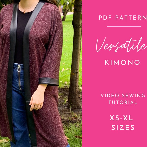 Kimono Jacket Pattern - Etsy
