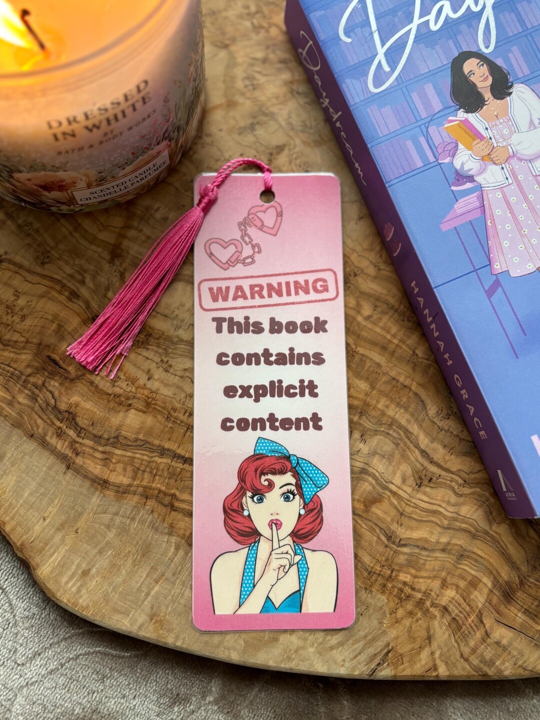 Warning This Book Contains Explicit Content Bookmark Bookish Gift for ...