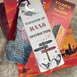 TOG Throne of Glass Tandem Read Bookmarks|tower of Dawn|empire of ...