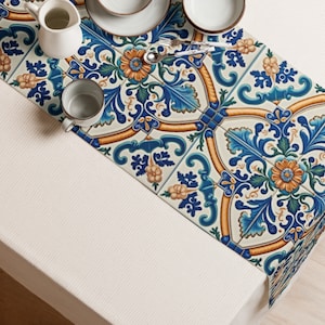 Table Runner Tablecloth for Coffee Table Portugal Decoration for Home ...