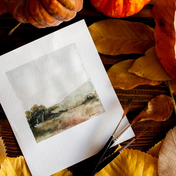 Miniature Landscape Painting - Etsy