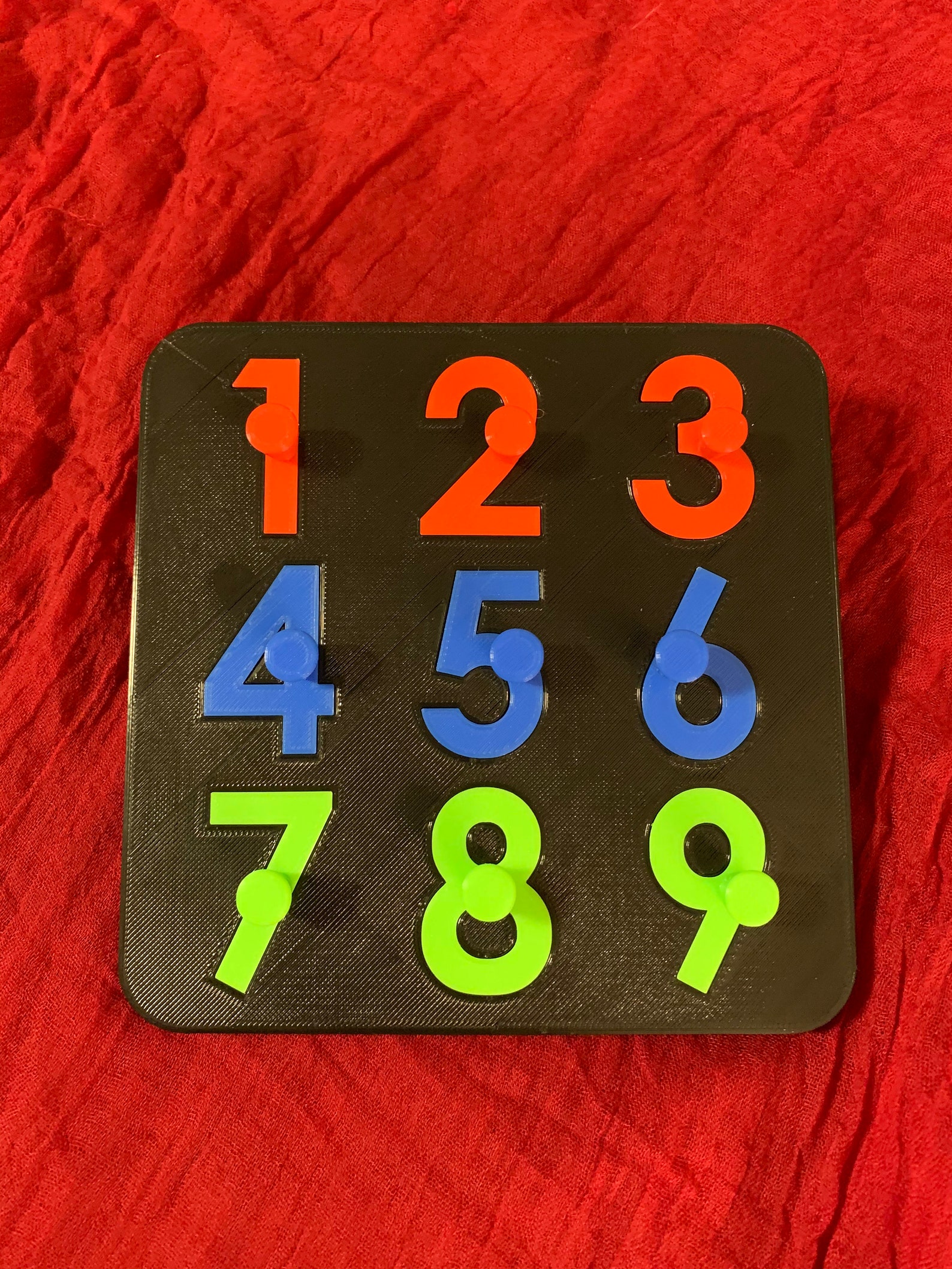 Montessori Learning 1 9 Number Puzzle Etsy Montessori Learning 1 9 Number Puzzle Etsy