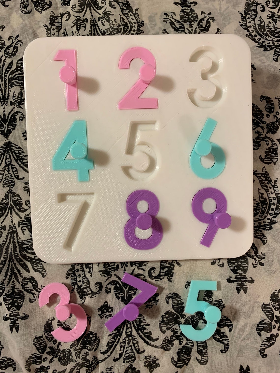 Montessori Learning 1 9 Number Puzzle Etsy montessori-learning-1-9-number-puzzle-etsy