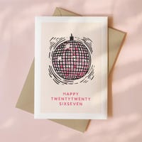 Disco Ball Card - Etsy