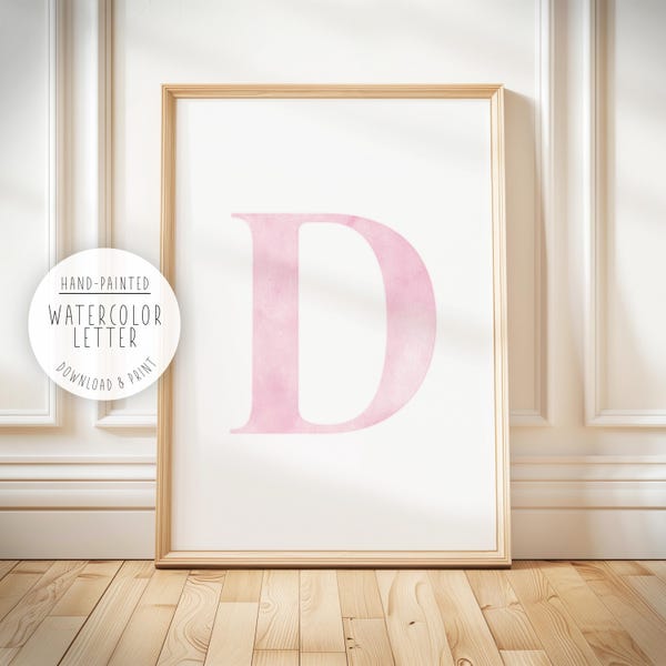 Painted Initials - Etsy